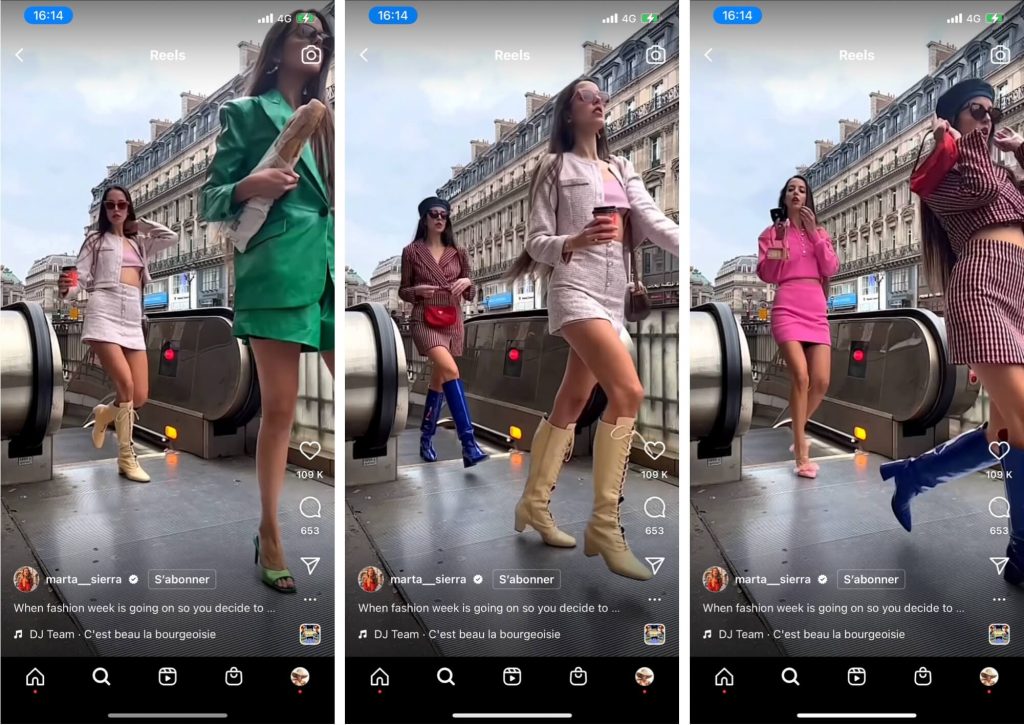 Les Réels Mode Sur Instagram : La Tendance De La Transition Invisible