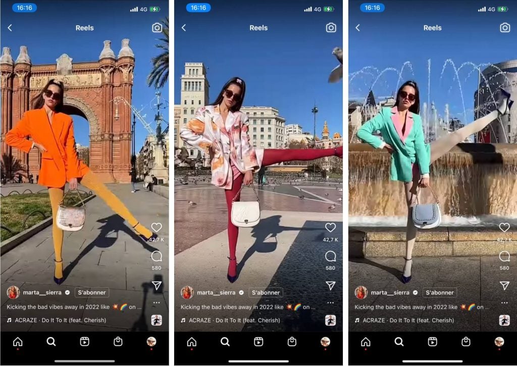 Les Réels Mode Sur Instagram : La Tendance De La Transition Invisible
